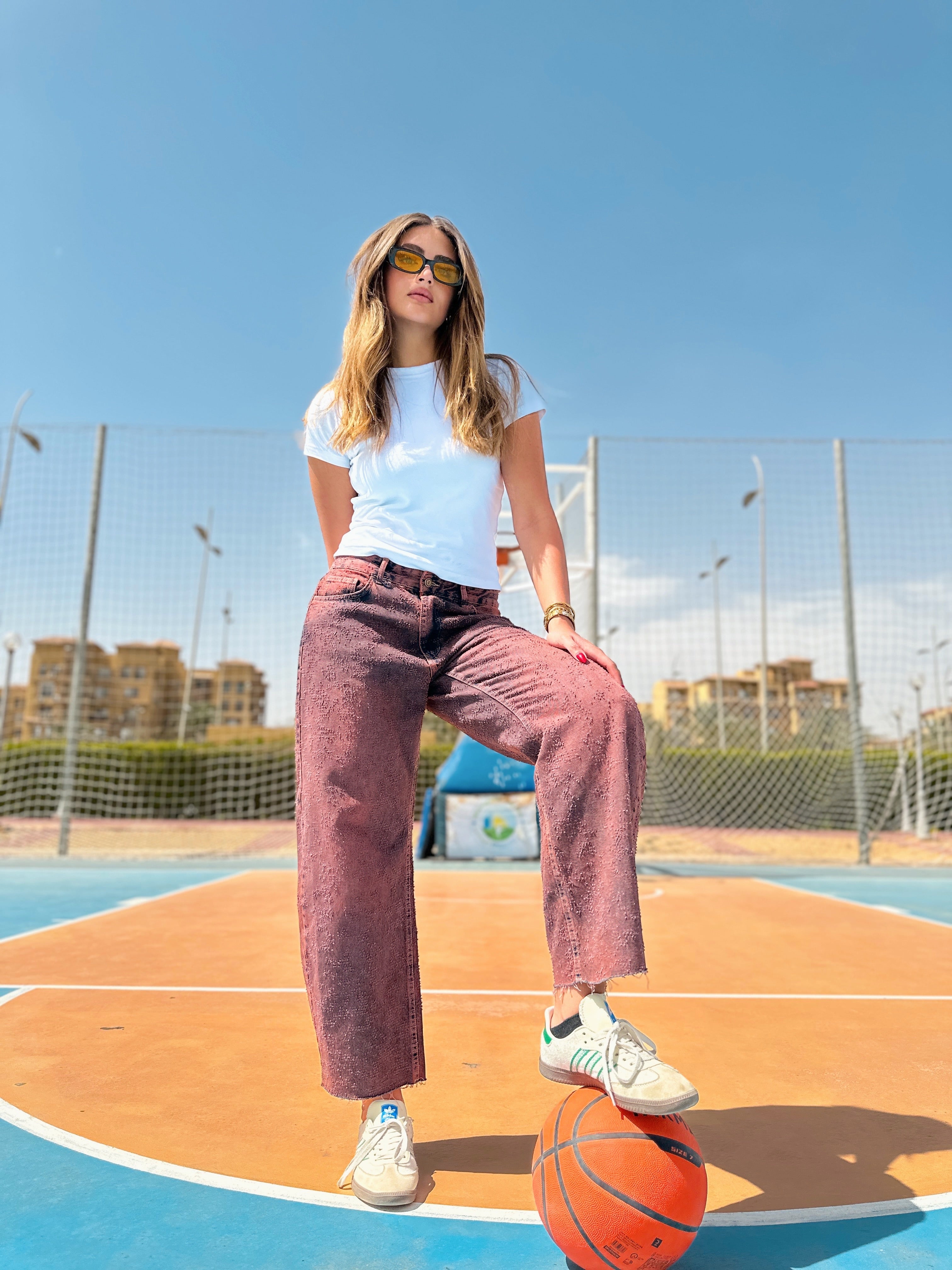 Distressed Balloon Denim – HK Designs